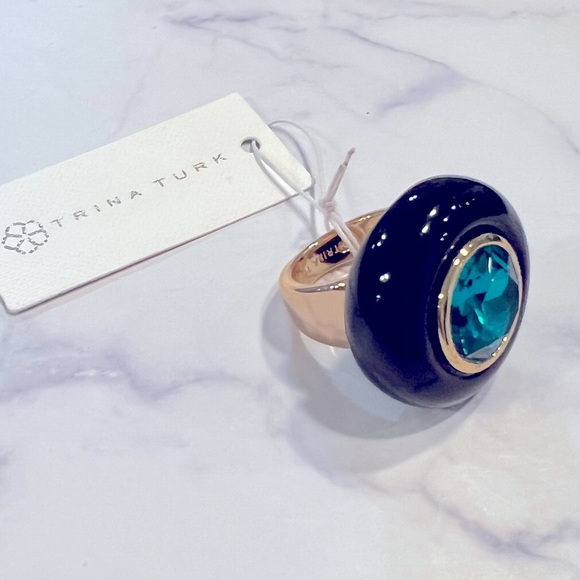 Trina Turk | Jewelry | Trina Turkdestination Groove Statement Ringnwt ...